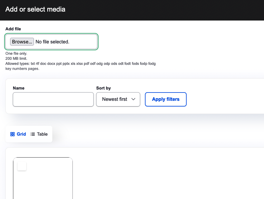 6.4. Adding a document | Symphony3
